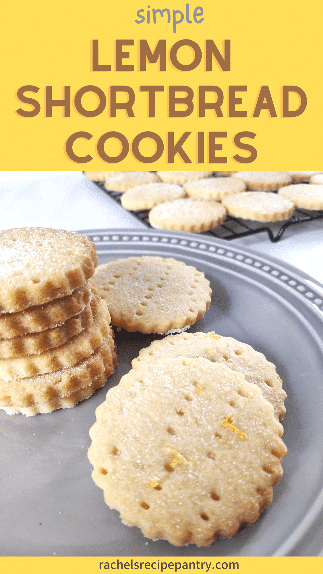 The Best Lemon Shortbread Biscuits (Mary Berry)