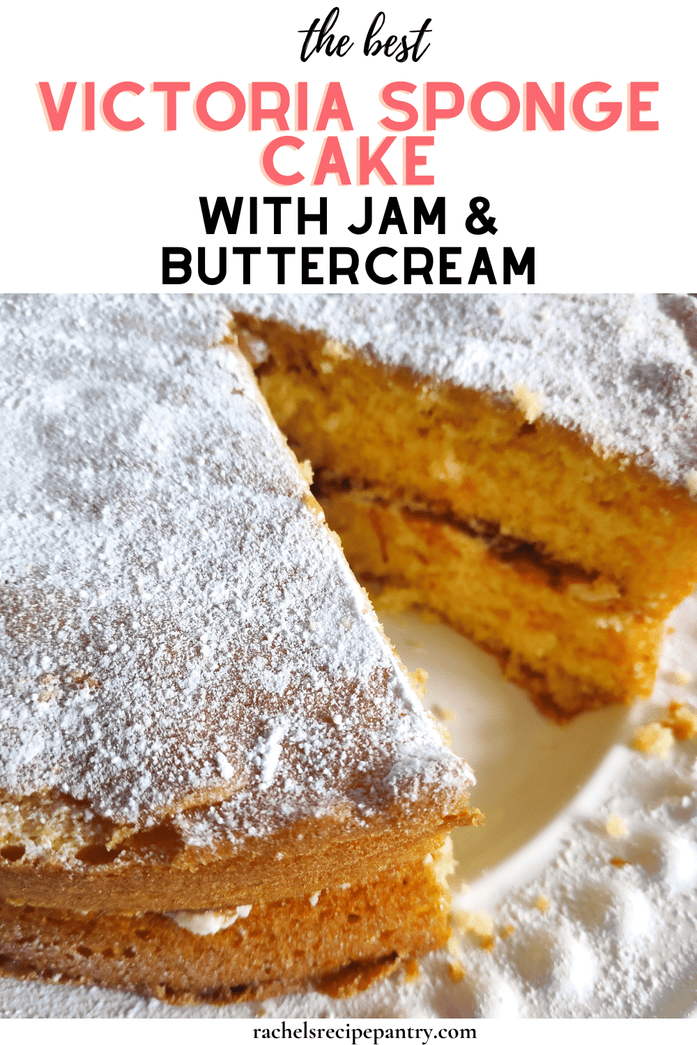 The Best Victoria Sponge Cake With Jam And Buttercream