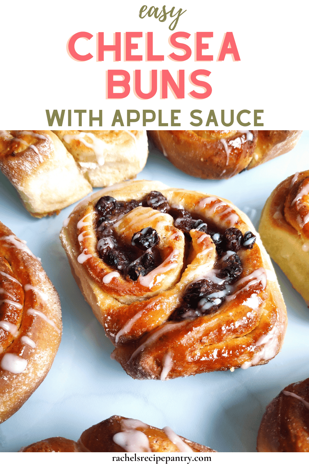 The Best Chelsea Buns With Apple Puree - Rachel's Recipe Pantry