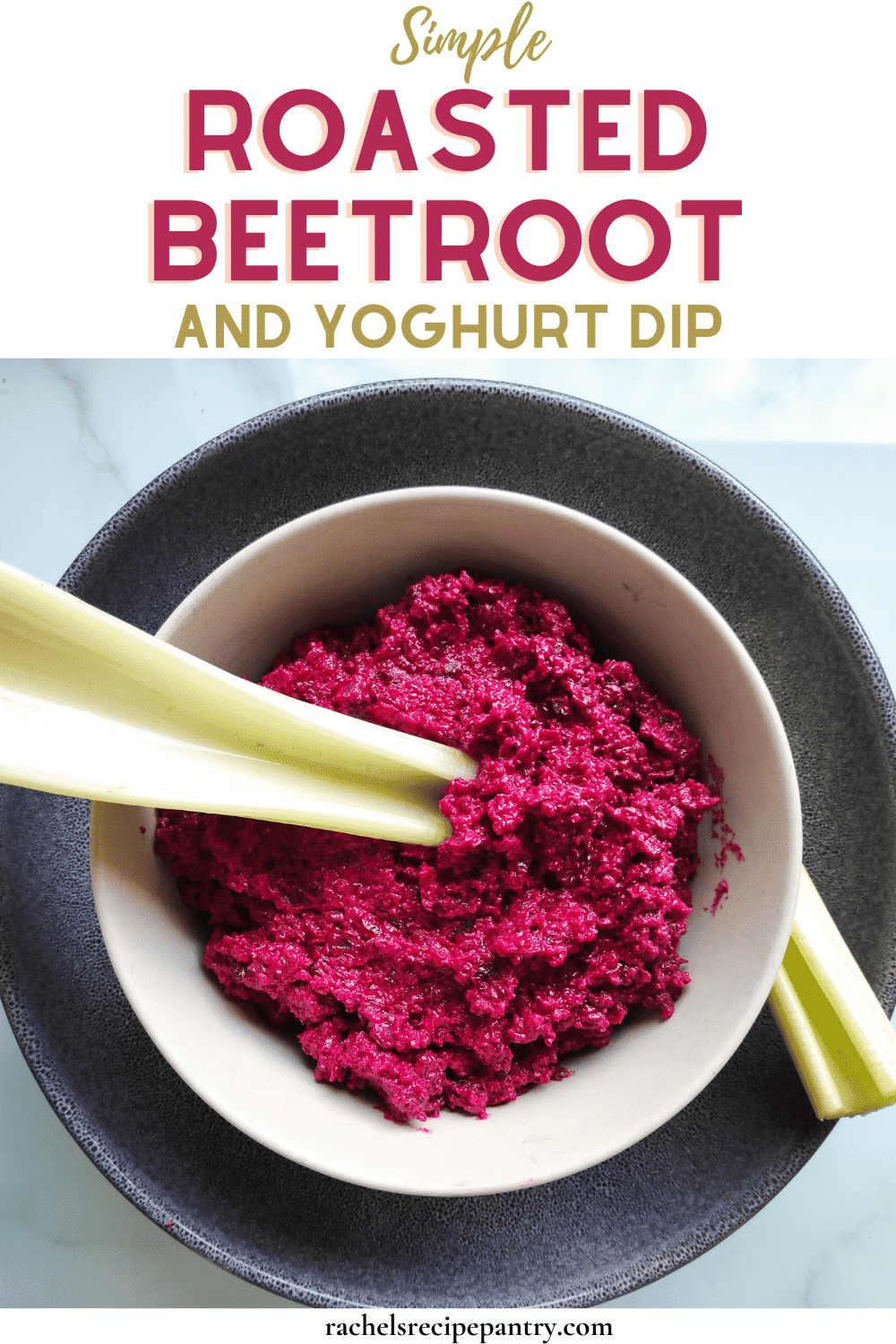 Easy Roasted Beetroot With Yoghurt And Thyme Dip