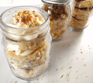 Cake In A Jar Recipe (Mason Gift Jars) - Rachels Recipe Pantry