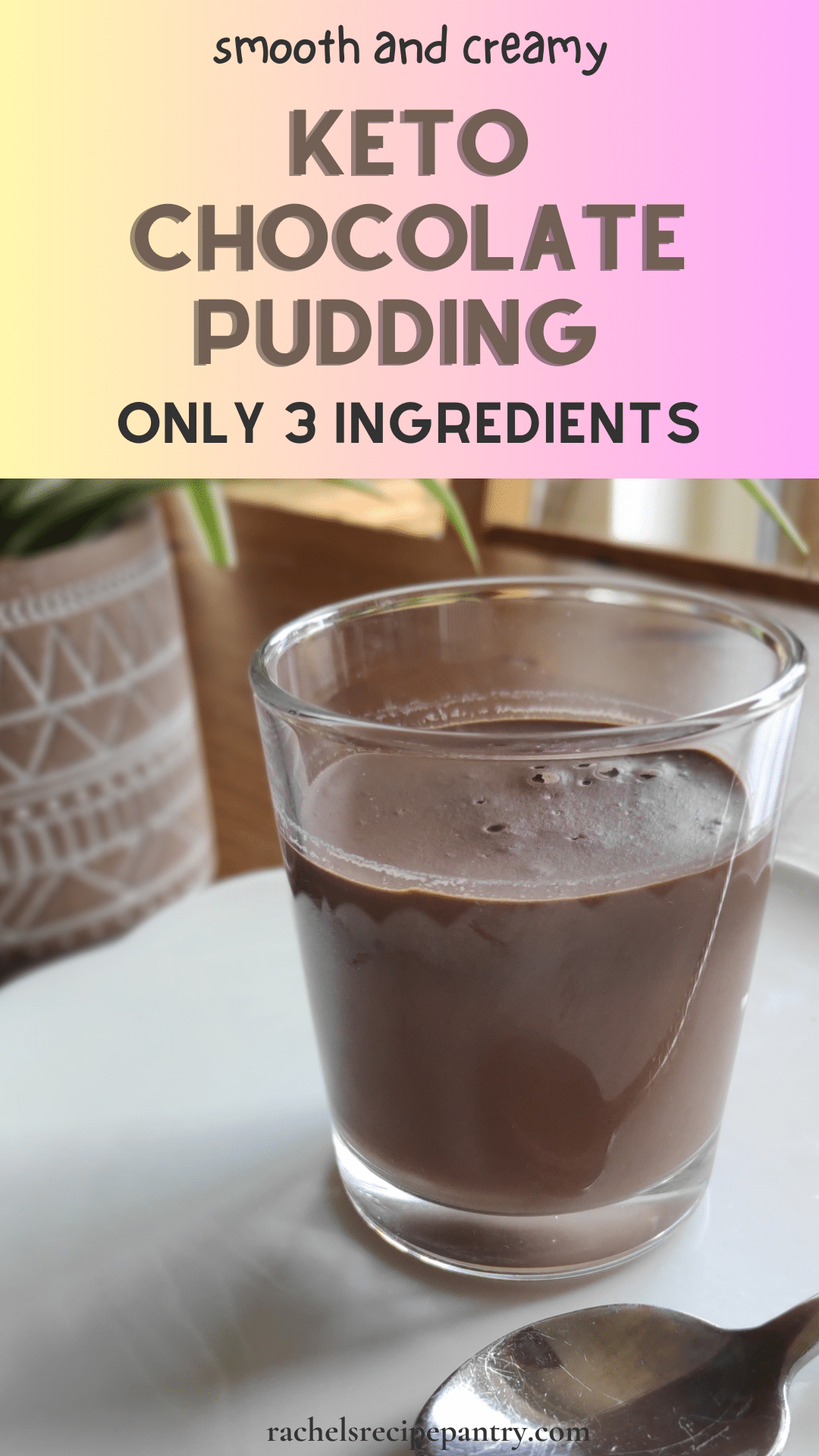 Quick Chocolate Keto Pudding - Rachel's Recipe Pantry