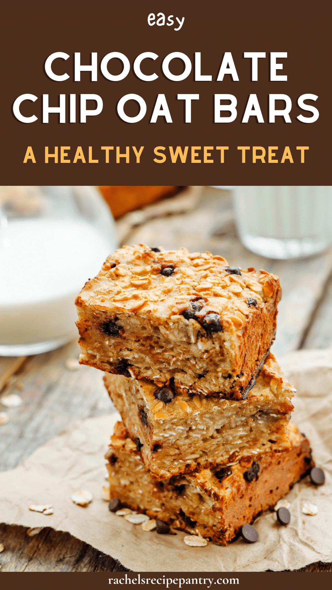 Healthy Chocolate Chip Oat Bars