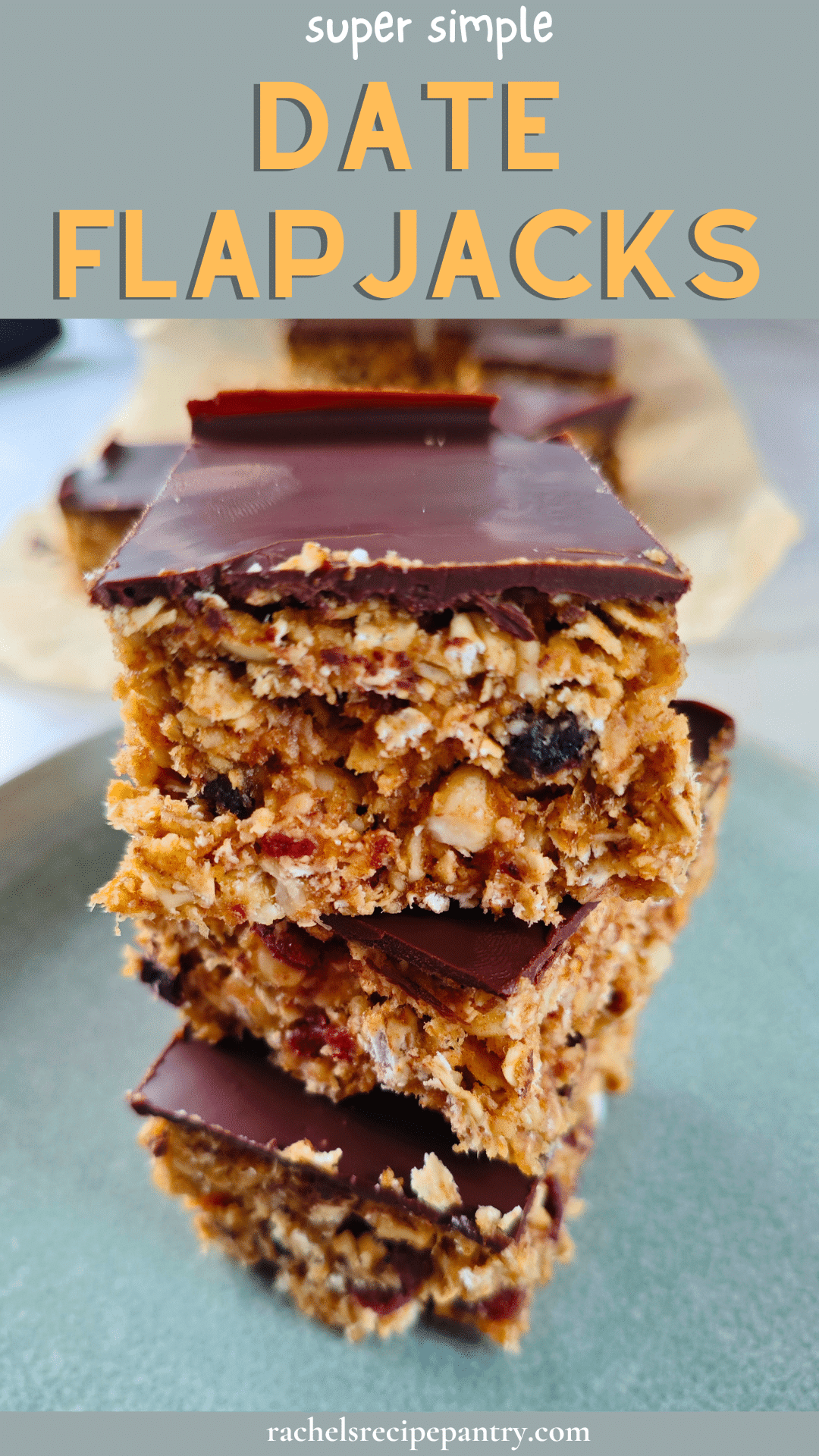 Cranberry And Date Flapjacks - Rachel's Recipe Pantry